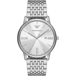 Emporio Armani Uhr Herren Gr&ouml;&szlig;e One Size silber