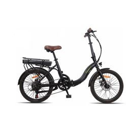 SachsenRAD [Refurbished] E-Folding Bike F2 Farmers Klapprad Elektrofahrrad schwarz