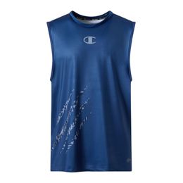 Champion Authentic Athletic Apparel Funktionsshirt Herren Gr&ouml;&szlig;e L navy / hellblau / dunkelblau