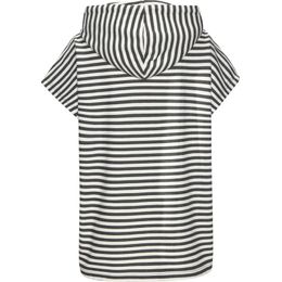 H.I.S. H.I.S Damen Kapuzenshirt, schwarz gestreift, Gr&ouml;&szlig;e 40/42