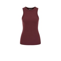 WE Fashion Top Damen Gr&ouml;&szlig;e XS weinrot