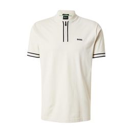 BOSS Funktionsshirt 'Pariq' Herren Gr&ouml;&szlig;e M creme / schwarz