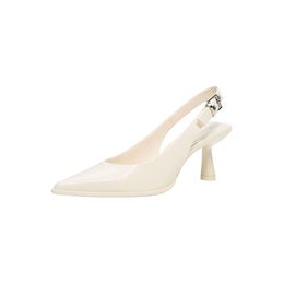 Bershka Slingpumps Damen Gr&ouml;&szlig;e 41 offwhite