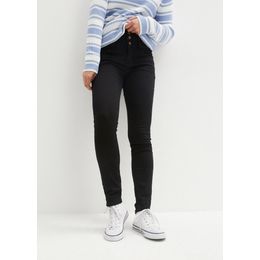 bonprix Skinny Jeans High Waist Shaping Thermojeans, schwarz, Gr.54, W&auml;rmende Skinny Thermo - Jeans mit Shaping Effekten, 70% Baumwolle