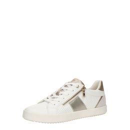 Geox Sneaker 'BLOMIEE' Damen Gr&ouml;&szlig;e 37 mokka / silber / wei&szlig; / offwhite