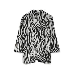 V&eacute;ro Moda Vero Moda Blazer 'VMJESMILO' Damen Gr&ouml;&szlig;e 38 silbergrau / schwarz / silber