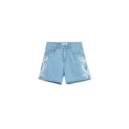 Desigual Shorts Damen Gr&ouml;&szlig;e 25/26 blau / wei&szlig;