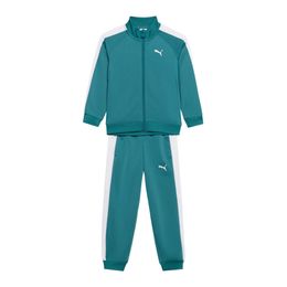 Puma Jogginganzug 'T7 ALWAYS ON' Jungen Gr&ouml;&szlig;e 116 petrol / wei&szlig;