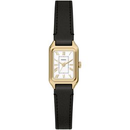 Fossil Analoguhr Damen Gr&ouml;&szlig;e One Size gold / schwarz