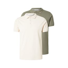 ABOUT YOU Poloshirt 'Sinan' Herren Gr&ouml;&szlig;e XL beige / gr&uuml;n