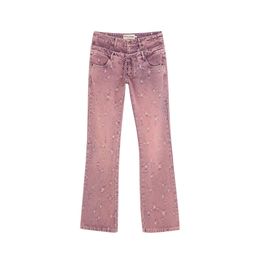 Desigual Jeans 'Masha Popova' Damen Gr&ouml;&szlig;e 27/28 pastellrot / rotmeliert
