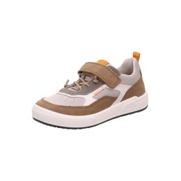 Superfit Sneaker 'MAVERICK' Jungen Gr&ouml;&szlig;e 28 braun / hellgrau / wei&szlig;