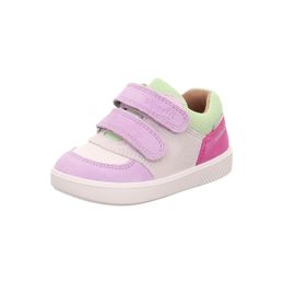 Superfit Sneaker 'SUPIES' M&auml;dchen Gr&ouml;&szlig;e 21 hellgrau / lila / pink / wei&szlig;