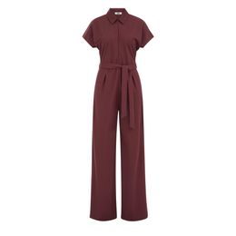 WE Fashion Jumpsuit Damen Gr&ouml;&szlig;e XXL dunkelrot