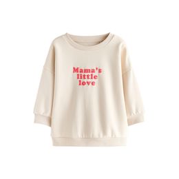 next Sweatshirt Jungen Gr&ouml;&szlig;e 116 creme / rot