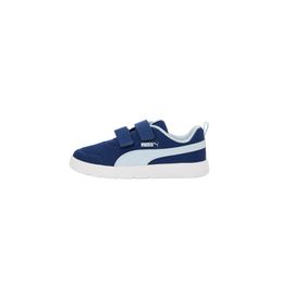 Puma Sneaker 'Courtflex V3' Jungen Gr&ouml;&szlig;e 29 navy / pastellblau