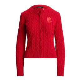 Lauren by Ralph Lauren Lauren Ralph Lauren Strickjacke Damen Gr&ouml;&szlig;e L hummer / rot