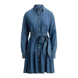 Lauren by Ralph Lauren Lauren Ralph Lauren Kleid Damen Gr&ouml;&szlig;e 32 blue denim Sommerkleid
