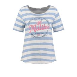 Key Largo T-Shirt 'Malibu' Damen Gr&ouml;&szlig;e L blau / pink / wei&szlig;