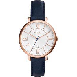 Fossil Analog Watch 'JACQUELINE' female Blue size One Size