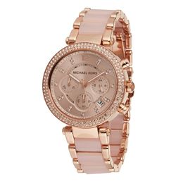 Michael Michael Kors Analog Watch 'PARKER' female Bronze size One Size