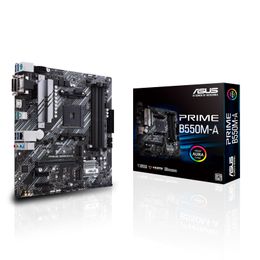 ASUS Mainboard "PRIME B550M-A", B:24,4cm H:4,5cm T:24,4cm, schwarz, Mainboards