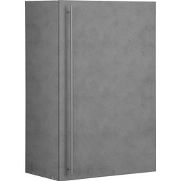 Wiho-K&uuml;chen H&auml;ngeschrank WIHO K&Uuml;CHEN, B:60cm H:90cm T:35cm, grau, K&uuml;che, Schr&auml;nke, "Chicago, TOPSELLER", 60 cm breit, 90 cm hoch, f&uuml;r viel Stauraum