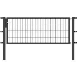 Alberts Zauneinzelt&uuml;r "Flexo", B/H: 200cm x 80cm, grau, Tore, 200 cm Breite, in versch. H&ouml;hen