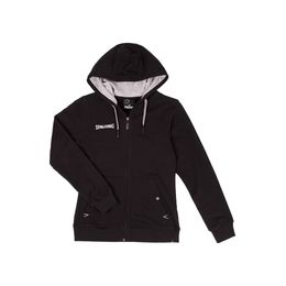 Spalding Athletic Zip-Up Hoodie female Black size XS