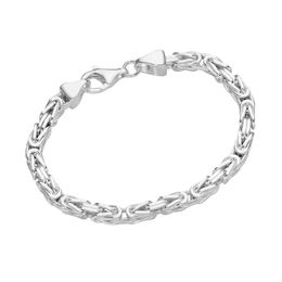Smart Jewel Damen Armband "K&ouml;nigskette massiv, Silber 925", 23cm, Silber 925 (Sterlingsilber), silber, Silber 925 (Sterlingsilber), Armb&auml;nder