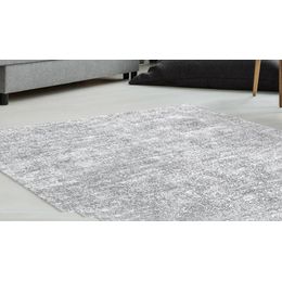 Teppich Kayoom, B:80cm H:10mm L:150cm, grau, Polyester, Wohnzimmer, Teppiche, "Etna 110", Maschinell getufteter Teppich, hervorragende Qualit&auml;t,