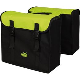 Fahrradtasche "Greenlands Doppel Fahrradtasche", B/H/T: 40cm x 14cm x 40cm, gr&uuml;n, GREENLANDS BICYCLE BAGS, Taschen