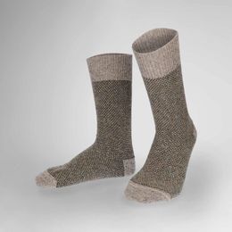Hudson Damen Socken "Socke Tweet", Gr. 39, gr&uuml;n, Obermaterial: 31% Polyamid PA. 28% Wolle WO. 27% Viskose CV. 13% Seide silk. 1% Elasthan EL., Socken
