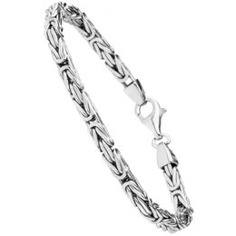 Jobo Damen Armband, 19cm, Silber 925 (Sterlingsilber), silber, Silber 925 (Sterlingsilber), Armb&auml;nder, K&ouml;nigsarmband 925 Silber 19 cm