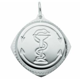 Adelia&acute;s ADELIA ́S Damen Kettenanh&auml;nger "Damen 925 Silber SOS Kapsel Anh&auml;nger &Oslash; 21,4 mm", Damen, Silber 925 (Sterlingsilber), silber, Silber 925