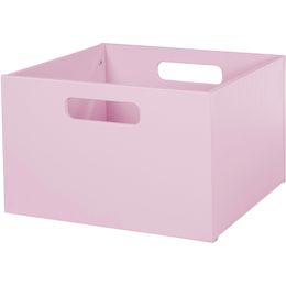 Roba Kinder Aufbewahrungsbox "rosa", B/H/T: 42cm x 26cm x 38cm, rosa, B:42cm H:26cm T:38cm, Aufbewahrungsboxen, aus Holz; Organizer f&uuml;r Spielzeug