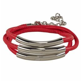 Steuer Damen Armband, 67cm, Synthetikrot, Synthetik, Armb&auml;nder