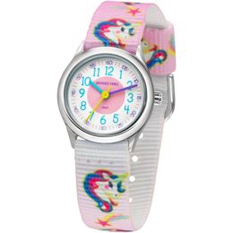 Jacques Farel Kinder Quarzuhr "HCC 042", bunt, Armbanduhren, Armbanduhr, Kinderuhr, M&auml;dchenuhr, Einhorn, ideal auch als Geschenk