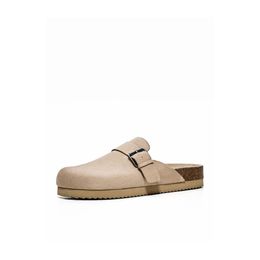 Bershka Mules male Beige size 44