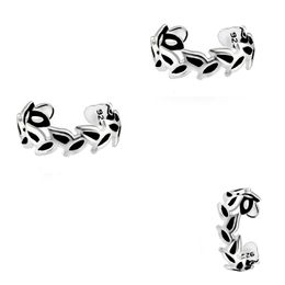 Firetti Damen Paar Ohrklemmen "Schmuck Geschenk Silber 925 Ohrschmuck Ear Cuff", 10mm, Silber 925 (Sterlingsilber)silberfarben, schwarz, Silber 925