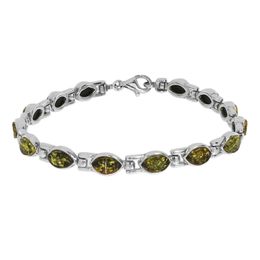 OSTSEE-SCHMUCK Damen Armband "OSTSEE-SCHMUCK Armband Uzay Armband Uzay", 19cm, Silber 925 (Sterlingsilber), silber, Silber 925 (Sterlingsilber),