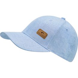 Chillouts Herren Baseball Cap "Amadora Hat", blau, meliert, Kunstfaser, Caps, atmungsaktives Material mit geschwungenem Schirm & verstellbar