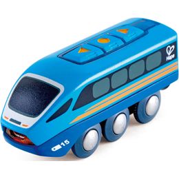HAPE Kinder Spielzeug-Eisenbahn "Ferngesteuerter Zug", blau, B:4cm H:5cm, Spielzeugfahrzeuge, mit Soundeffekt