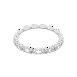 Swarovski Damen Fingerring "Matrix Marquise Vittore", 52, Metall, 2mm, silber, Metall, Fingerringe, mit Swarovski Kristall