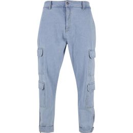 Karl Kani Herren Bequeme Jeans "Karl Kani Herren"bleached blau, Gr. 28, unifarben, 100% Baumwolle, Jeans