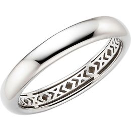 Kangaroos Damen Fingerring "Schmuck Geschenk Silber 925 Damenring, K0066R", 53, Silber 925 (Sterlingsilber), 3,7mm, silber, Silber 925