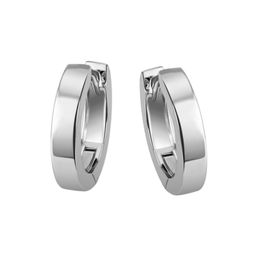 Firetti Damen Paar Creolen "Schmuck Geschenk Silber 925 Ohrschmuck gl&auml;nzend", 14,3mm, Silber 925 (Sterlingsilber), silber, Silber 925