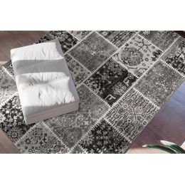 Teppich me gusta, B:80cm H:6mm L:150cm, grau, Polypropylen (PP), Wohnzimmer, Teppiche, "Ariya 425", Flachflor, gekettelt, Wohnzimmer