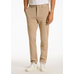 LINDBERGH Herren Stoffhose "Stoffhose Slim Fit"lt sand, Gr. XXL, unifarben, Obermaterial: 75% Polyester, 22% Viskose, 3% Elasthan; Futter: 100%
