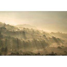 papermoon Fototapete "Landschaft", B/L: 4m x 2,6m, Bahnen: 8 Stk., bunt, Schlafzimmer, Tapeten